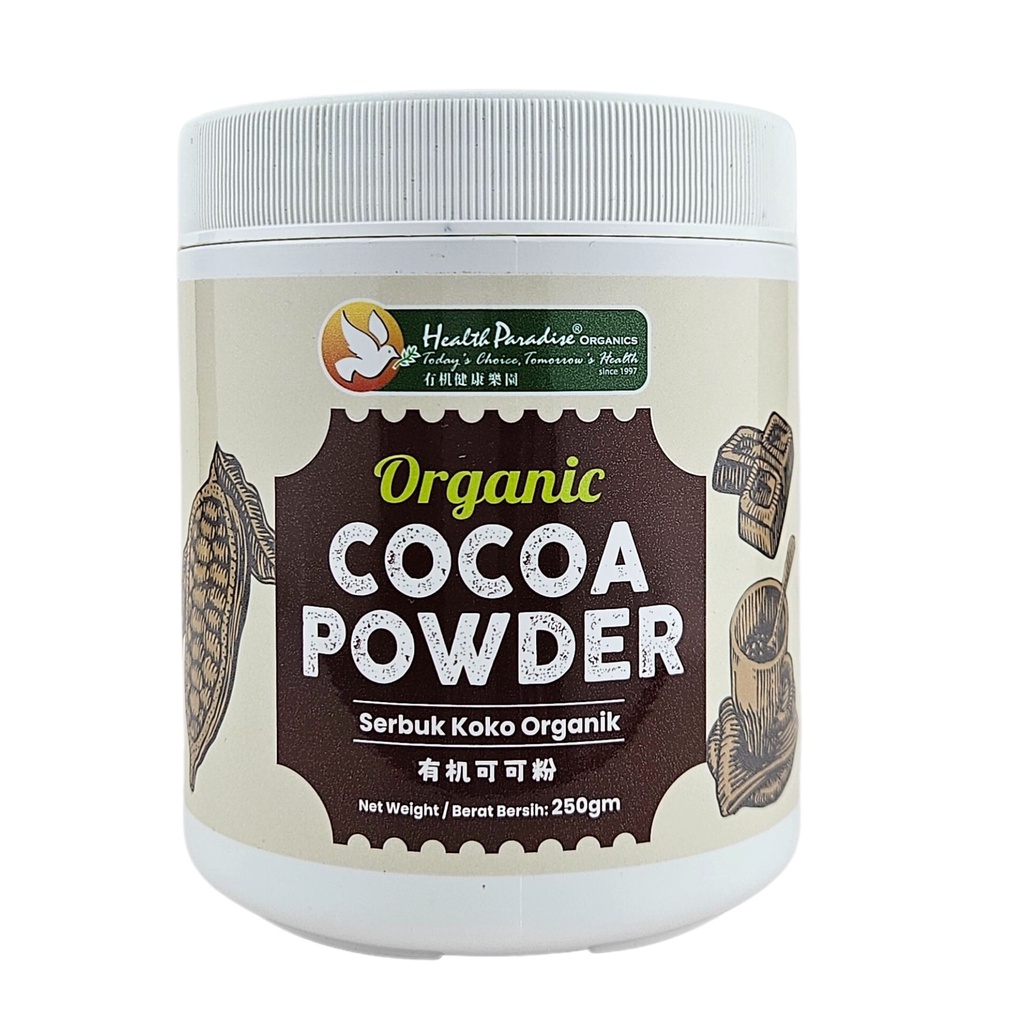 Health Paradise Organic Pure Cocoa Powder (250g) | Shopee Malaysia