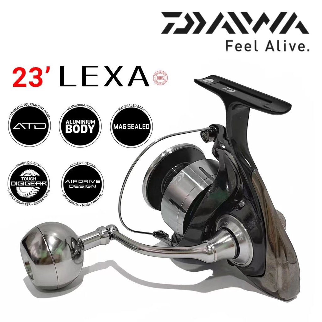 DAIWA 2023' LEXA SPINNING FISHING REEL | Shopee Malaysia