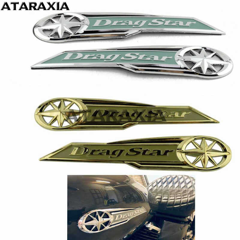 Gas Motorcycle Tank Emblem Sticker Badge Decal Para Sa Yamaha Drag Star ...