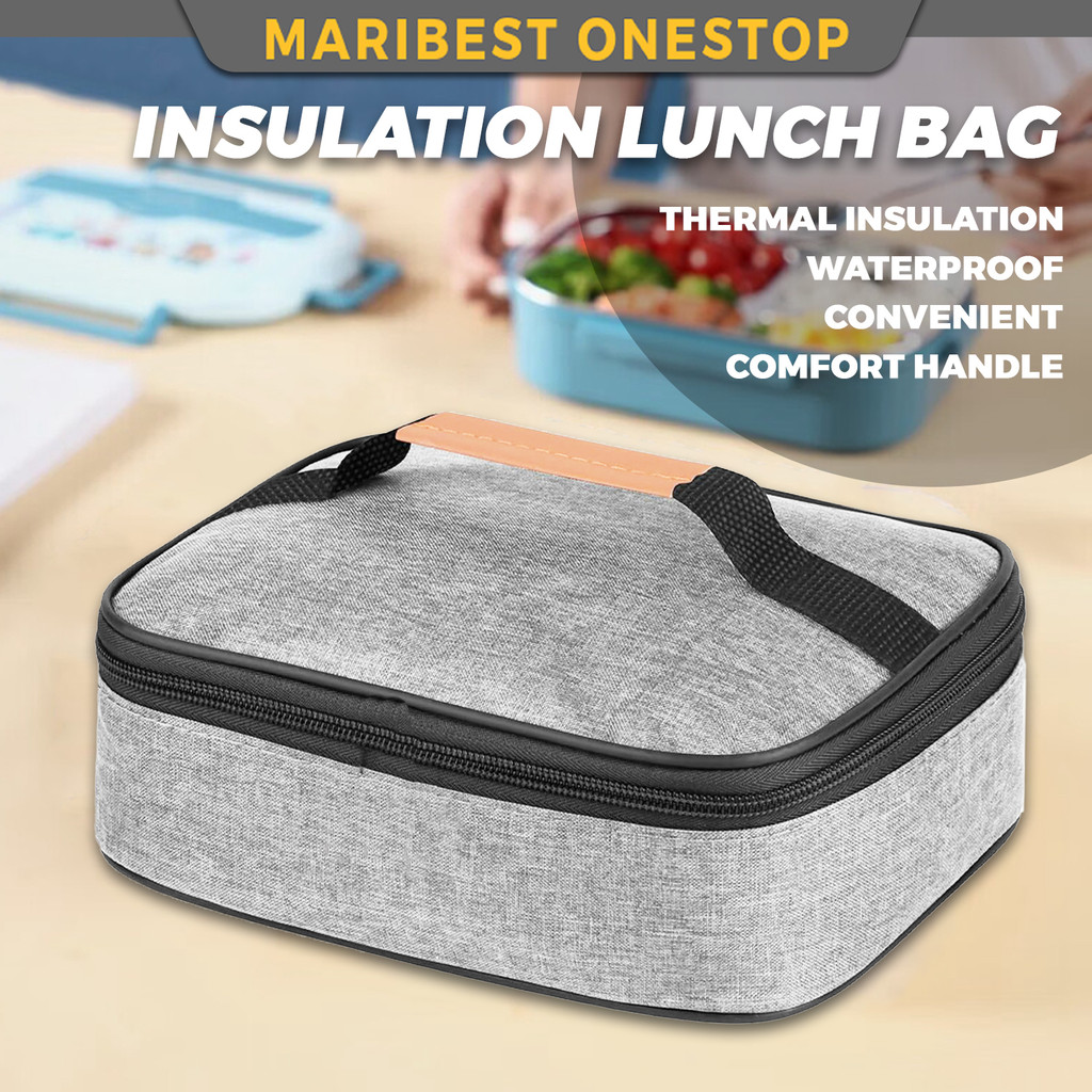 Heat Insulation Lunch Box Bag Portable Waterproof Oxfard Cloth ...