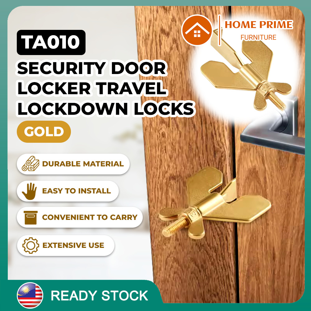 HP TA010 Portable Door Lock travel Security Door Locker untuk Protion ...