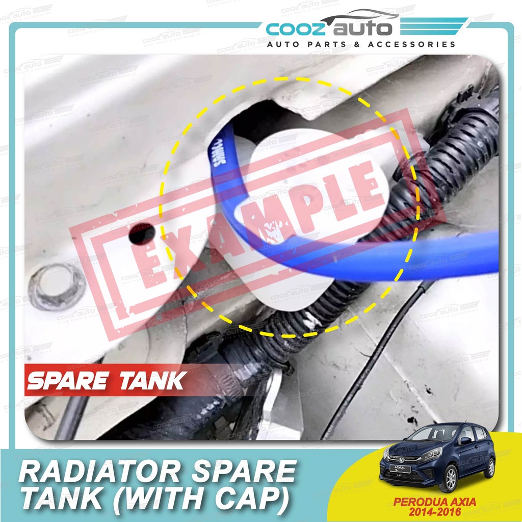 Perodua Axia 2014 - 2016 Radiator Water Spare Tank Second Bottle Jar ...