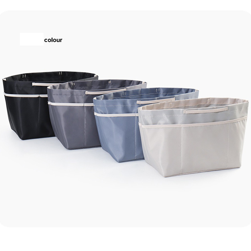 Nylon Cloth Insert Bag Organizer Makeup Handbag Organizer Travel Inner ...