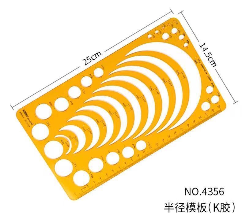 Round Template Oval Drawing Arc Semicircle Template Drawing Design ...