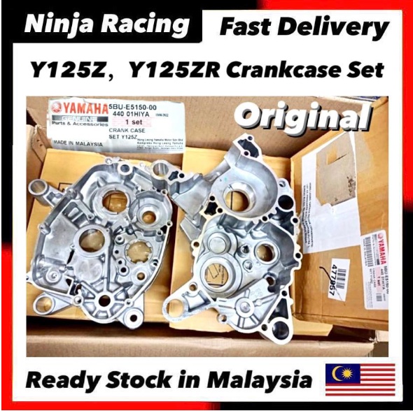 Hong Leong Yamaha Original Y125Z Y125ZR Y125 125Z 125ZR Crankcase Crank Case Casing Cover Engine ...