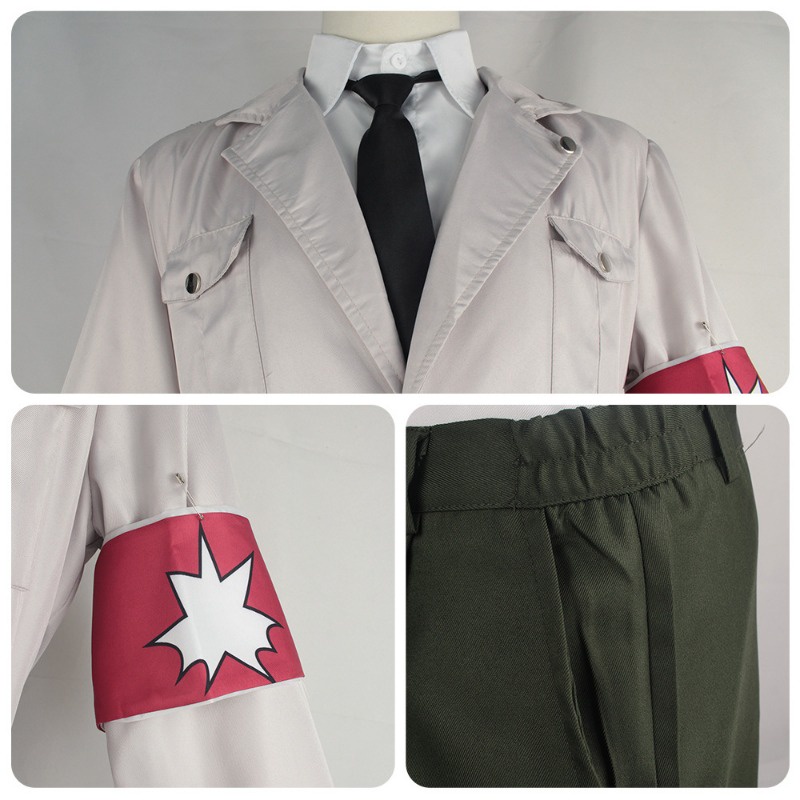 Attack on Titan Season 3 Reiner Braun Cosplay Full Set Costume Suit For ...