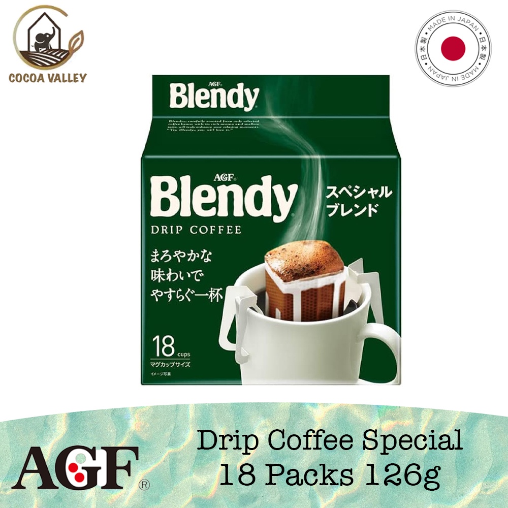 AGF Blendy Coffee Drip Special Blend 18 Packs 126g | Shopee Malaysia
