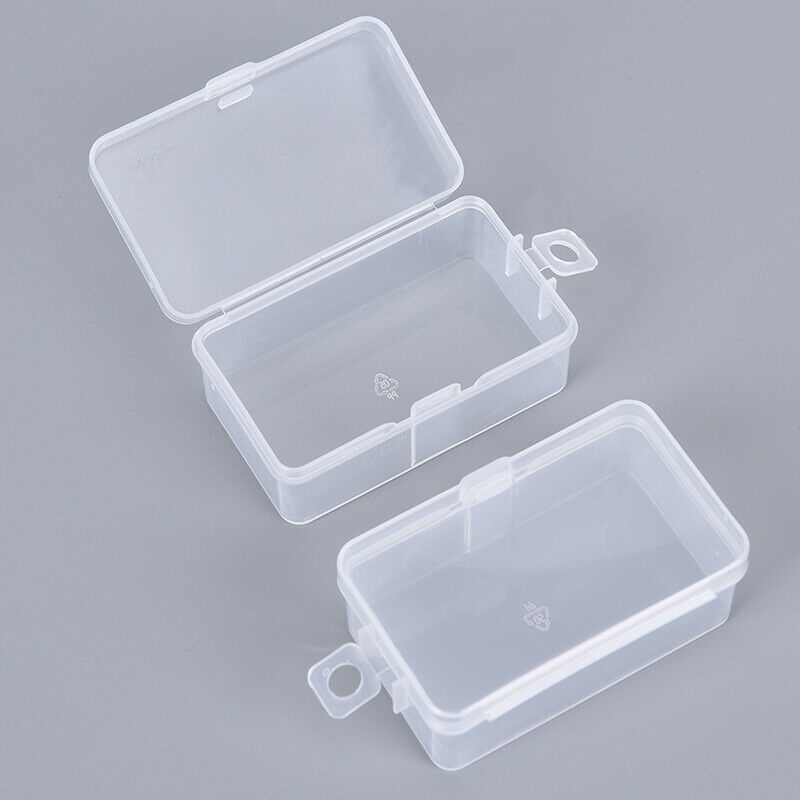 Portable Transparent Small Object Storage Box / Mini Travel Dust-Proof ...