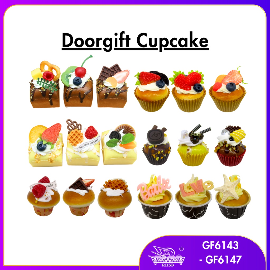 1PCS Doorgift Cupcake Magnetic Realistic Cupcake Doorgift Simulation ...