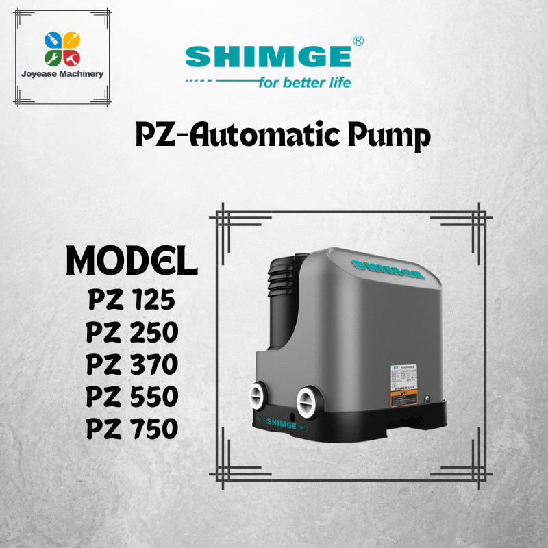 SHIMGE Automatic Self-Priming Water Pump PZ125/PZ370/PZ550/PZ750 Pam ...