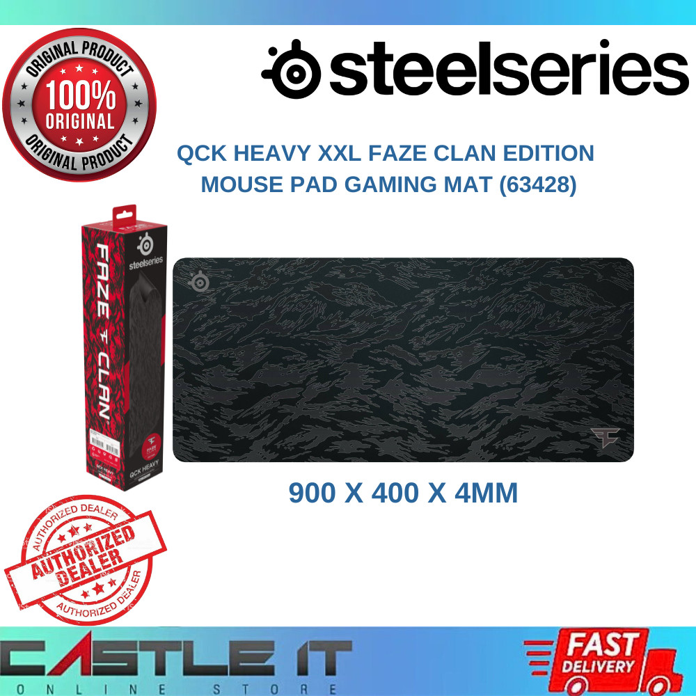 SteelSeries QcK Heavy XXL FaZe Clan Edition Mouse Pad 900x400x4mm ...