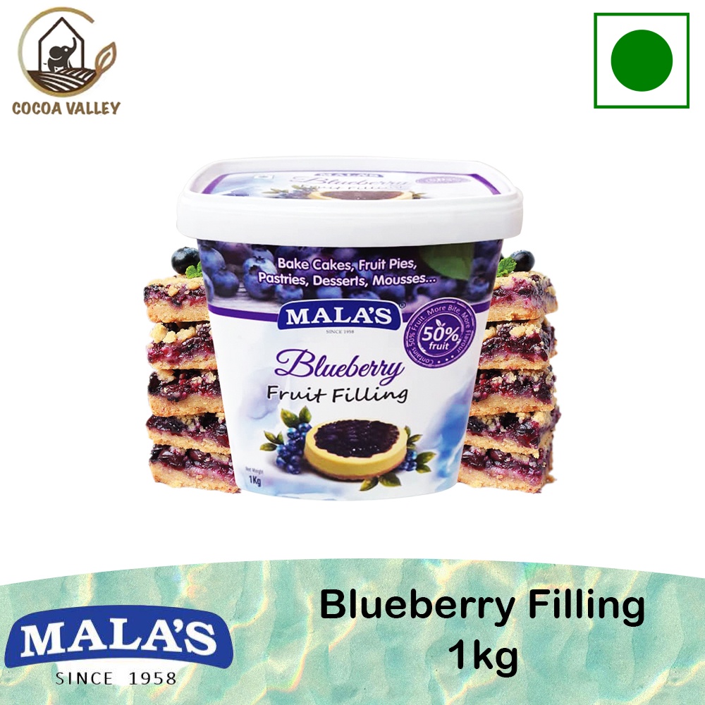 Mala's Blueberry Fruit Filling 1kg | Shopee Malaysia