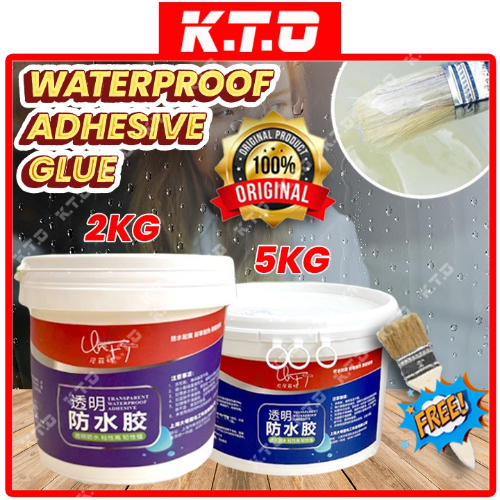 2KG / 5KG Waterproof Adhesive Glue Transparent Multipurpose Wall Tile ...