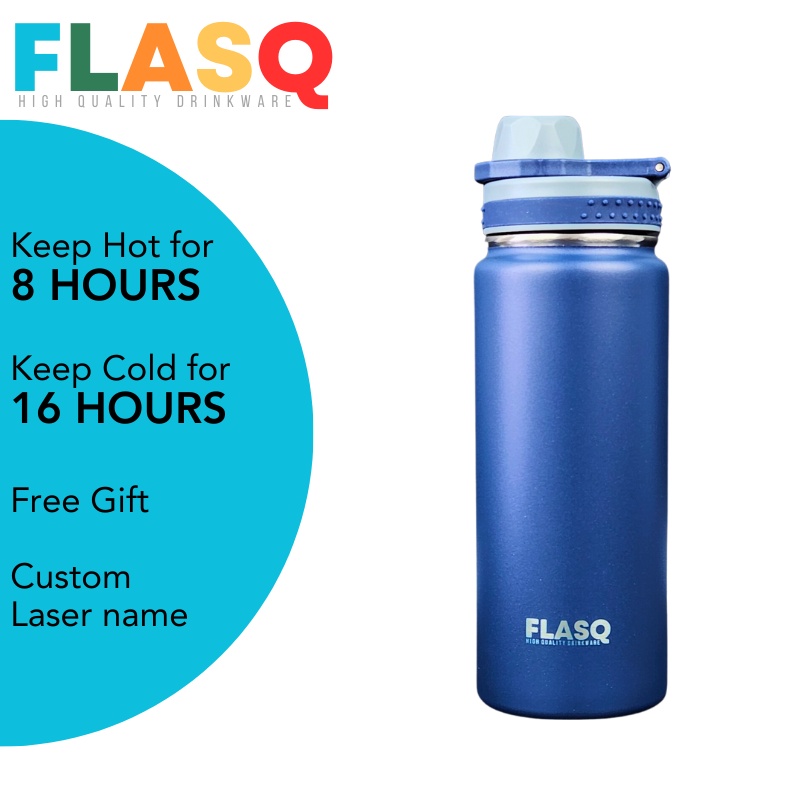 FLASQ Slim Series Tumbler Thermos Flask Insulated Bottle Tahan Panas ...