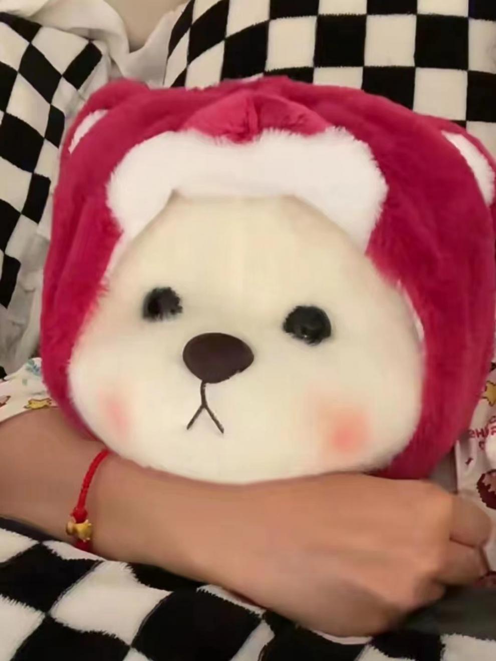 Teddy bear plush toy doll cute lotso strawberry lena bear plushie kid ...