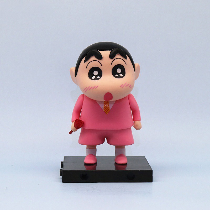 Anime Crayon Shin-chan Action Figurines Model Rose Series Shinchan PVC ...