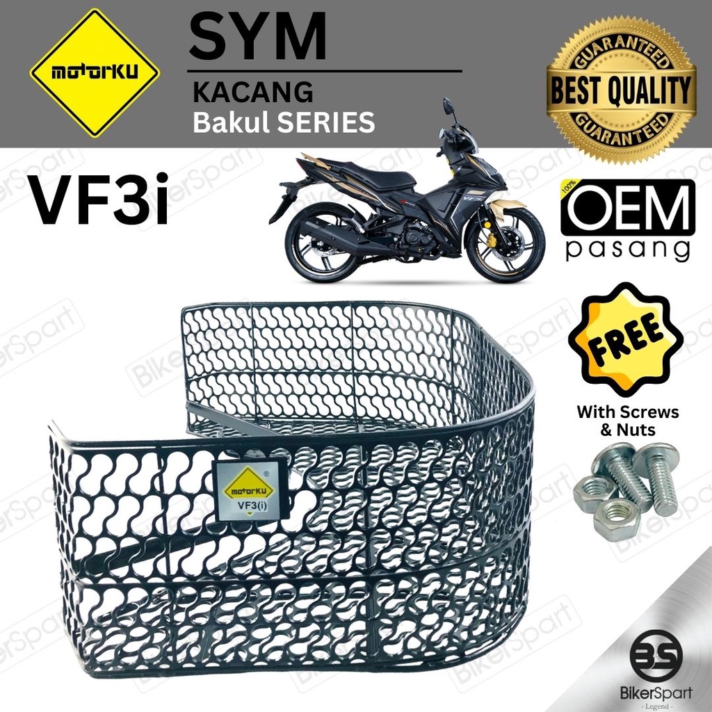 VF3I BASKET 88 BAKUL KACANG (BESI TEBAL) BAKUL RAGA SYM VF-3I BASKETS MOTOR ACCESSORIES CASES ...