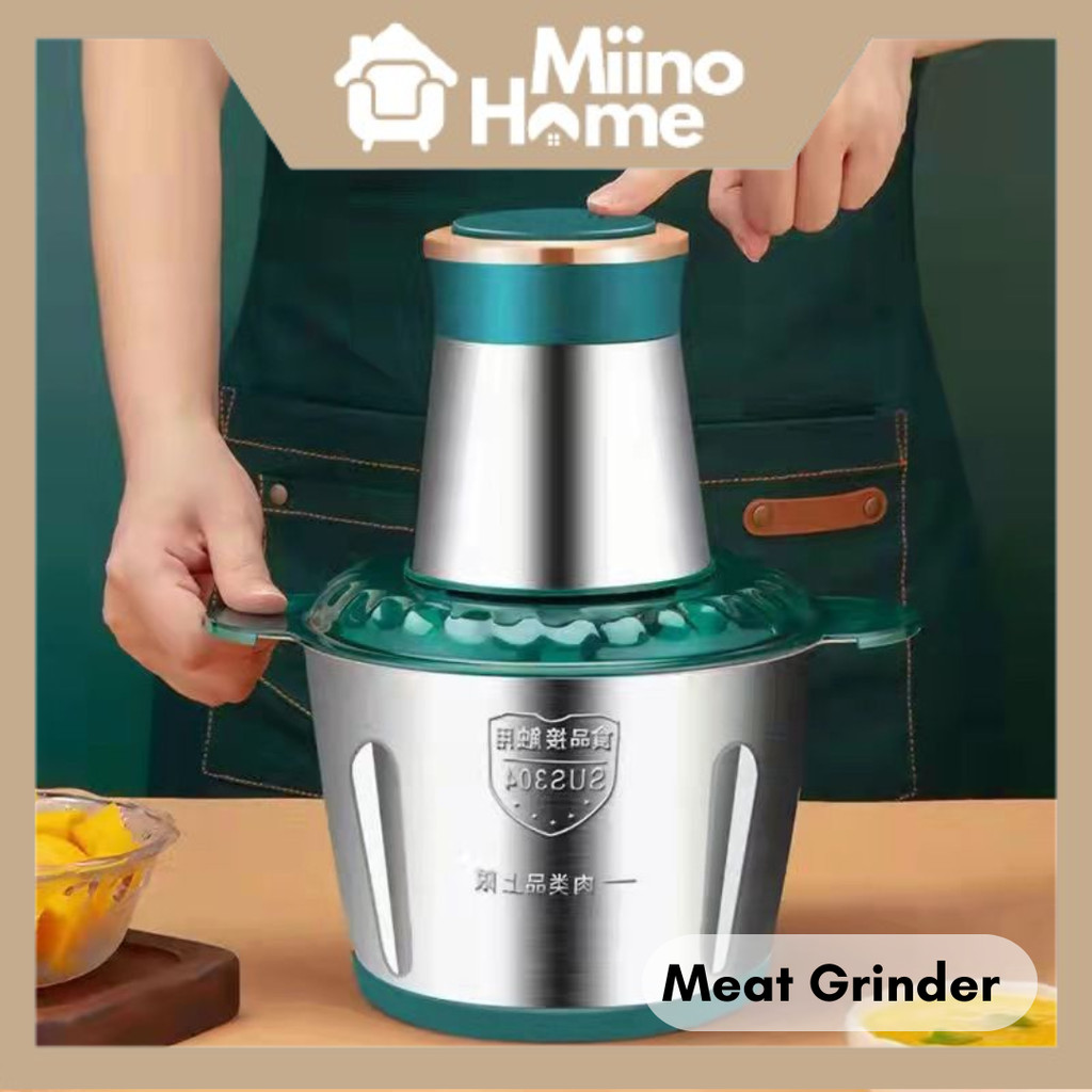 MiinoHome 2L/3L Meat Grinder Heavy Duty Pengisar Daging Chopper ...