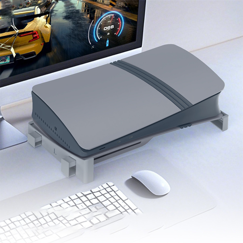 For PS5 Pro/PS5 Slim Digital Edition and Disc Edition Horizontal Base ...