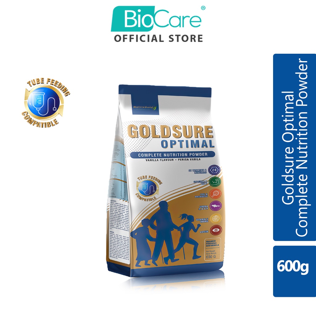 NutrixGold GoldSure Optimal Complete Nutrition Powder (600g) | Shopee ...