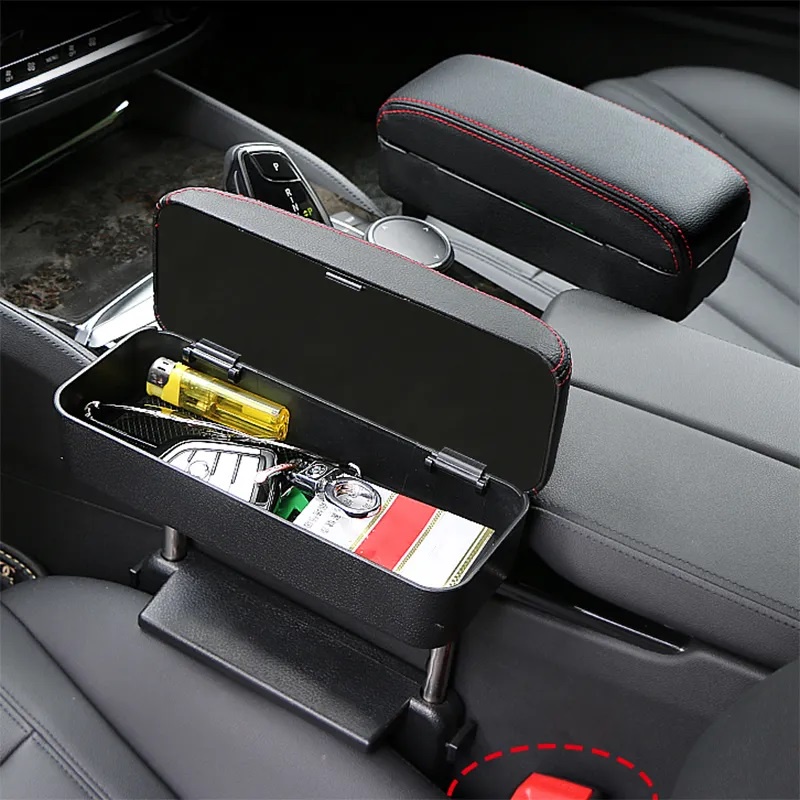 iDECO™ 1PCS Car Multifunctional Armrest Box Pad Car Extended Telescopic ...