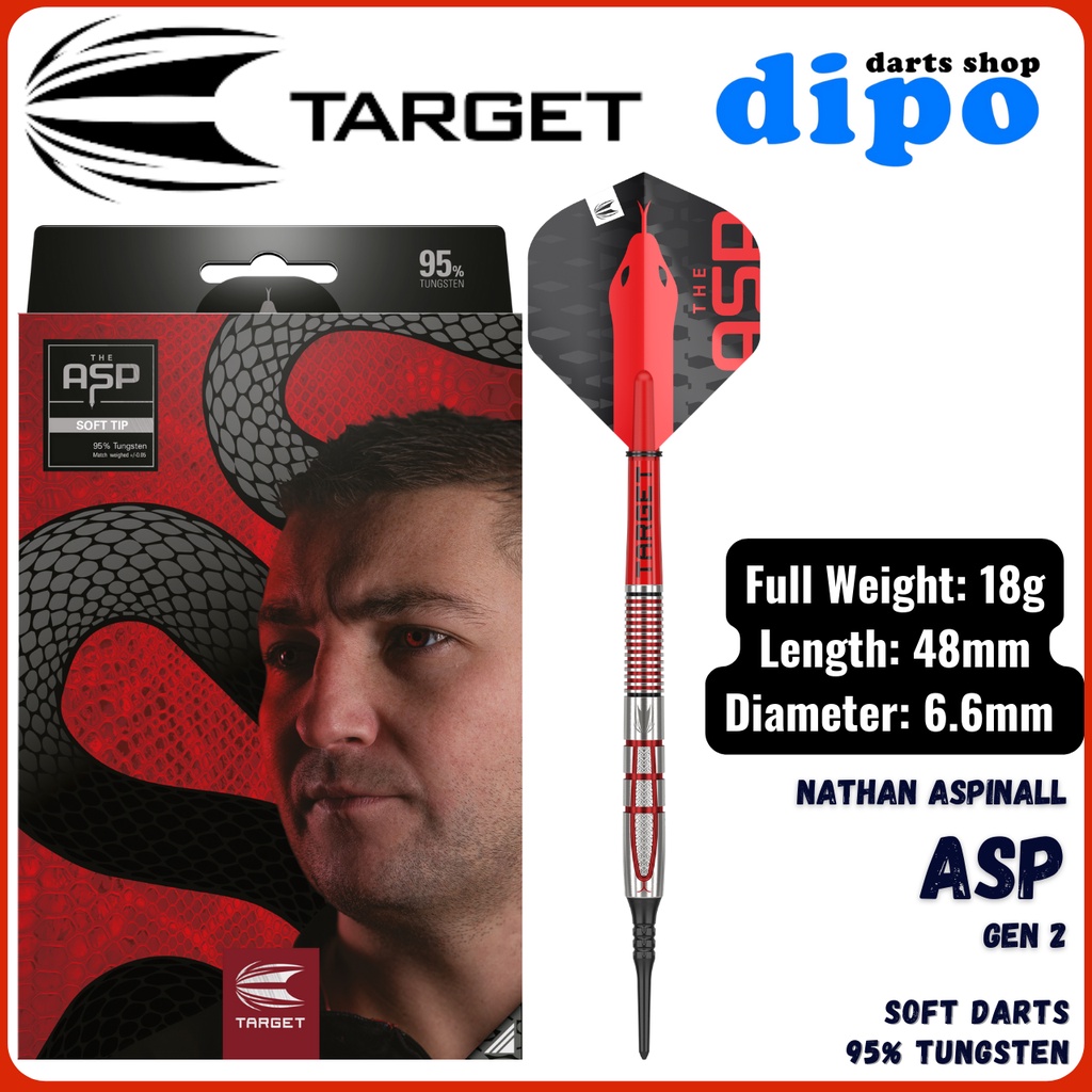TARGET The ASP Gen 2 (NATHAN ASPINALL Model) 95% Tungsten - TARGET Soft ...