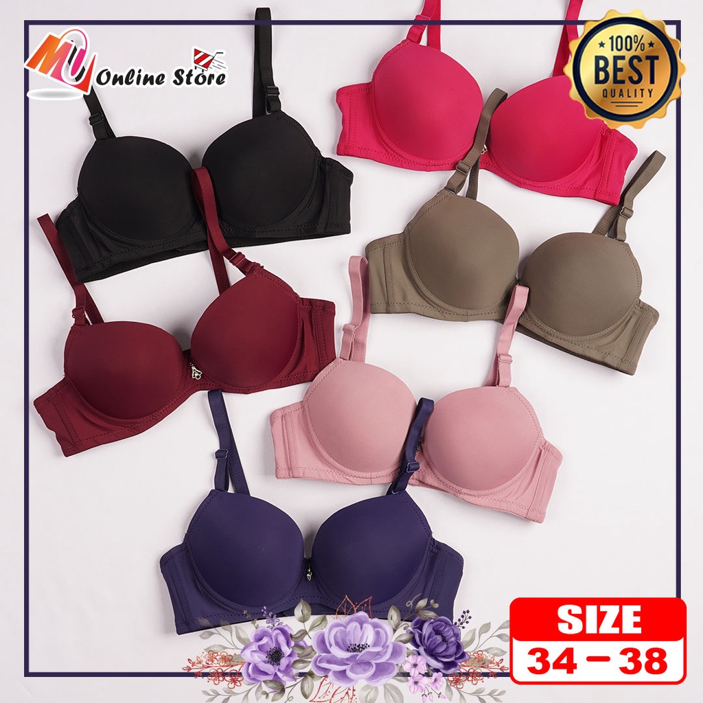 MU BRA DEWASA CUP A / WOMEN WIRED BRA / BAJU DALAM WANITA / PAKAIAN ...