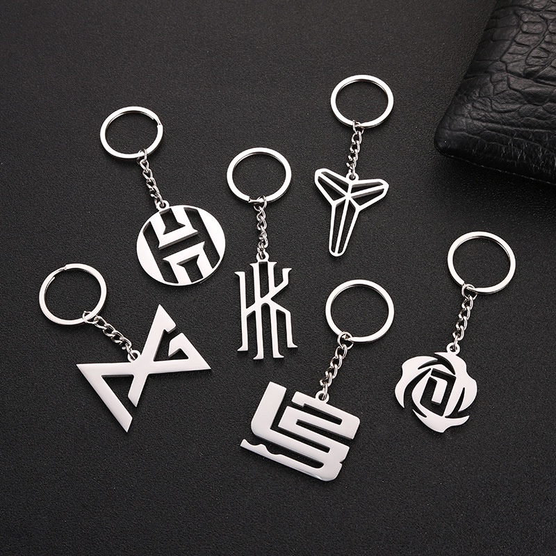 2025 NBA star keychain James Curry Kobe stainless steel backpack ...