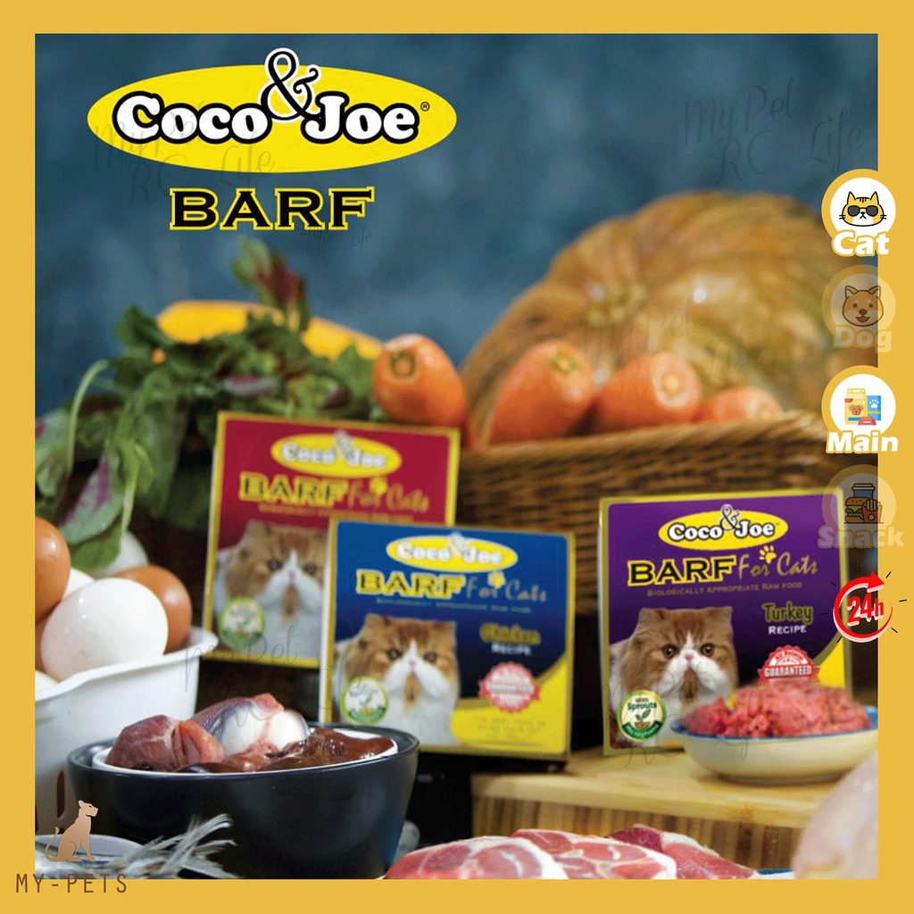 [Instant Delivery] Coco & Joe Barf Raw Food For Cats ( 300g and 1kg ...