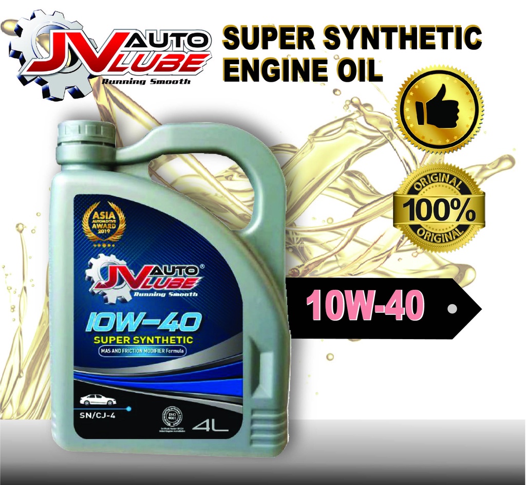 JV Auto Lube - Engine Oil 10W-40 Original | Shopee Malaysia