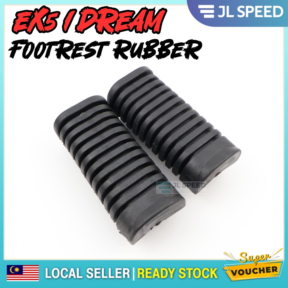 (Harga Sepasang) EX5 DREAM rubber step ex5 dream HONDA rubber stand ...
