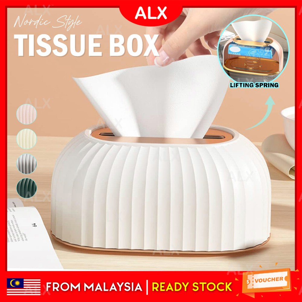 ALX Nordic Style Living Room Premier Tissue Box Tissue Holder Lifting ...