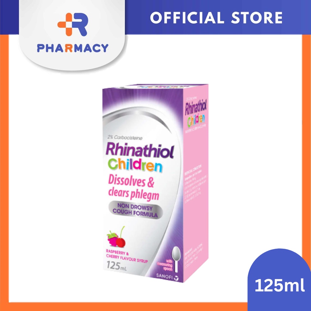 R Pharmacy | Rhinathiol Children Cough Syrup 125ml | Shopee Malaysia