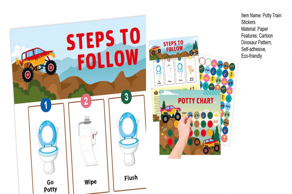 /LO/ Potty Training Stickers for Toddlers Colorful Potty Training ...