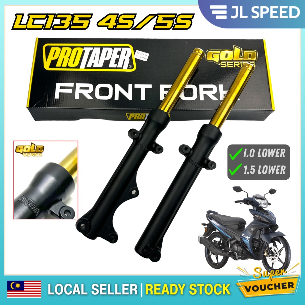 PROTAPER FRONT FORK (BATANG GOLD) YAMAHA LC135 4S LC 4S / LC135 5S LC ...