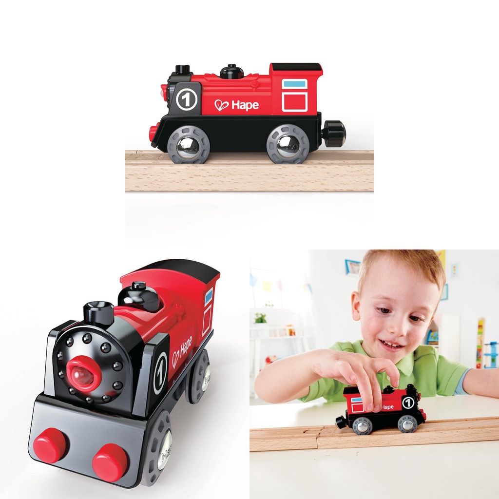 Track Hape Train Set Motorized Train With Exciting Features For Kids ...