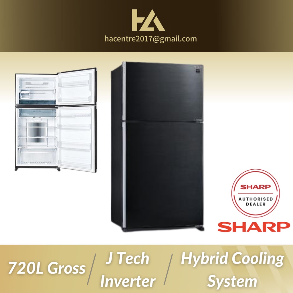 Sharp 720L Two Door Refrigerator SJP801MF (2 Color) | Shopee Malaysia
