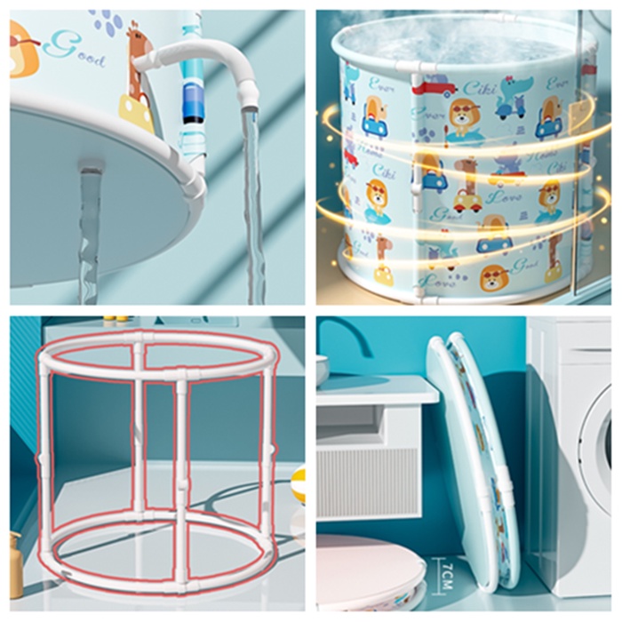 Children's Bath Bucket Baby Bucket Baby Swimming Bucket Household ...