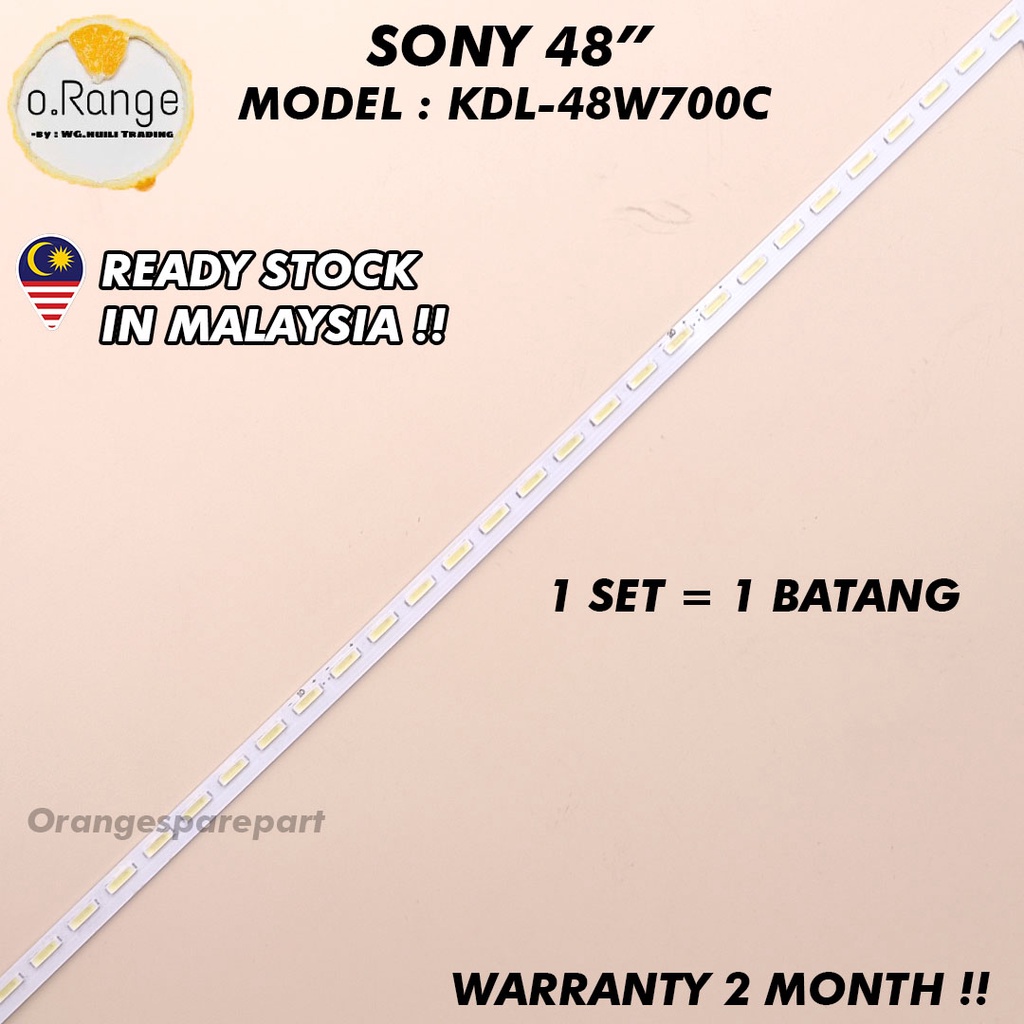 KDL-48W700C SONY 48" LED TV BACKLIGHT (LAMPU TV) SONY 48 INCH LED TV ...