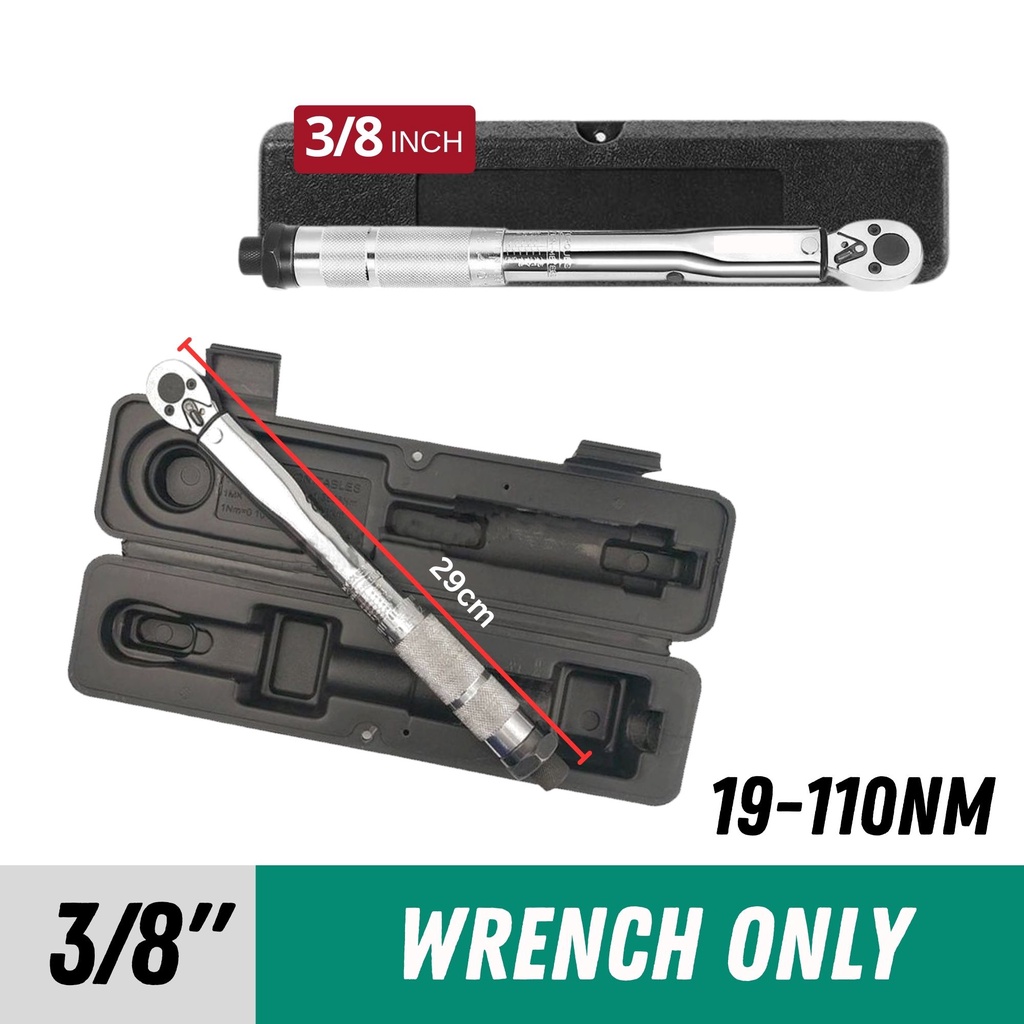 Portable 1/2inch Driver Click Adjustable Micrometer Torque Wrench ...