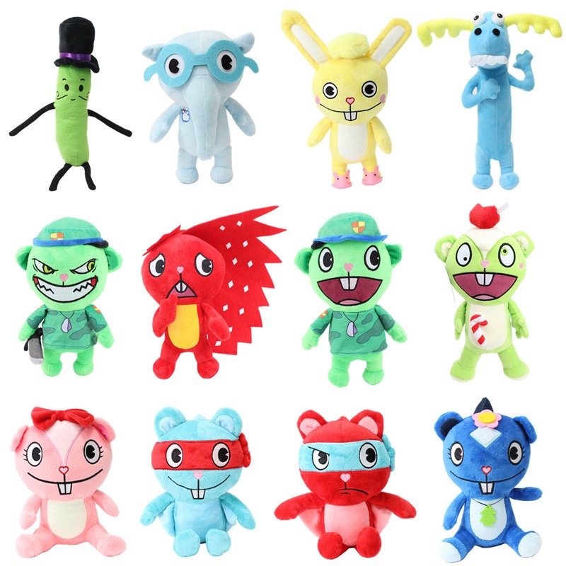 Friends Plushie Toys Dolls Animation Surrounding Dolls Htf Flippy Plush ...