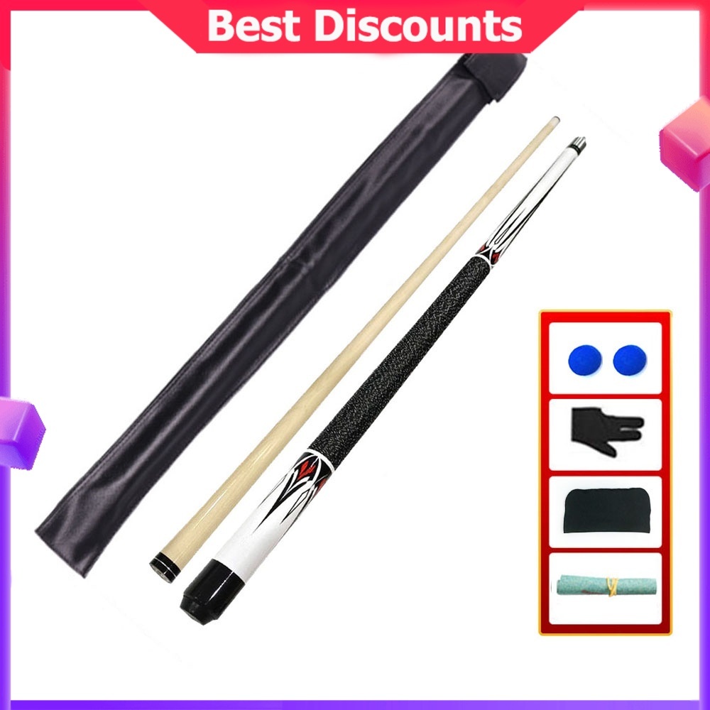 1/2 13mm Cue Tips 145cm Maple Billiard Pool Cue Sticks 18-21oz with ...