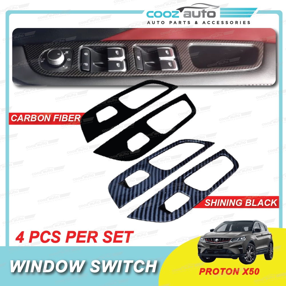 Proton X50 X-50 Car Window Switch Panel Frame Cover Garnish Accessories ...