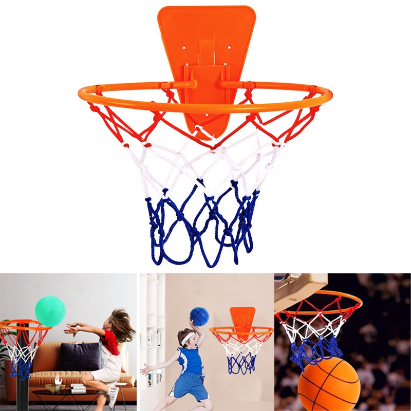 Indoor basketball hoop without drilling, wall-mounted, adjustable ...