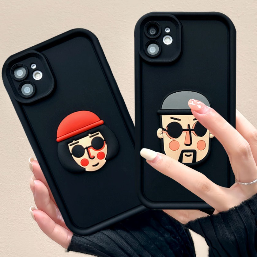 3D Leon Casing for IPhone 15 11 14 13 12 Pro Xs Max XR X 6 6s 7 8 Plus ...