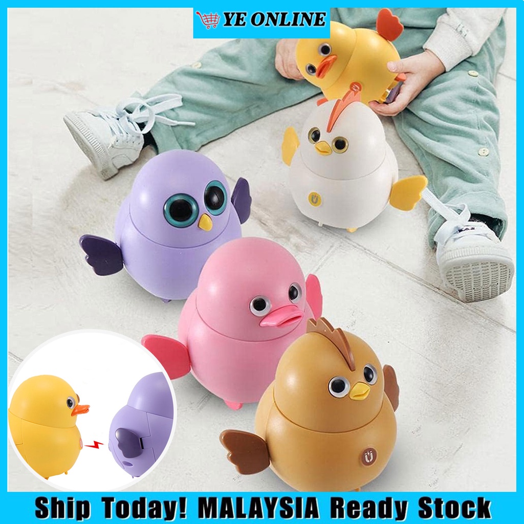 Magnetic Electric Cute Swing Squad Duck Animal Team Swinging Chick Toys ...
