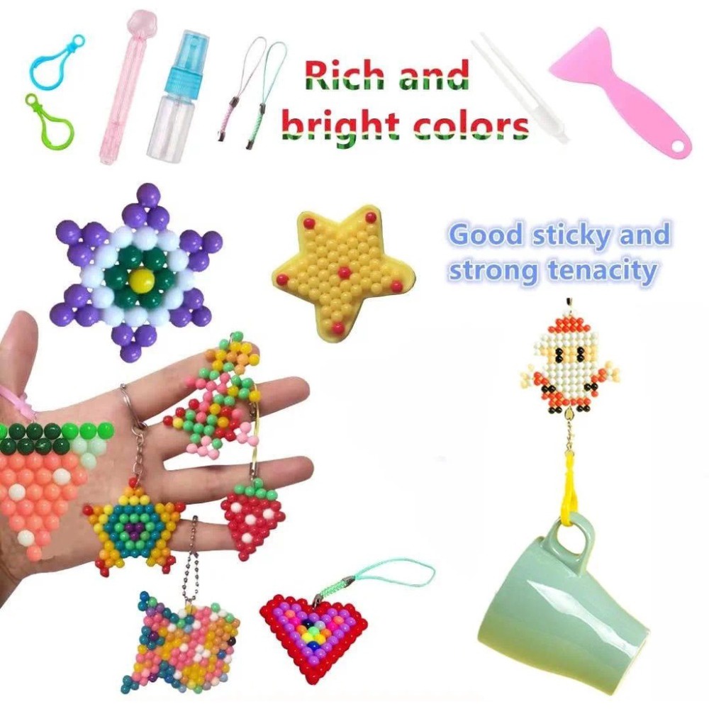 Magic Water Fuse Beads Creative Beads DIY Art Crafts Toys Magic Water ...