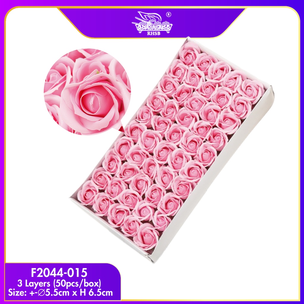 3 LAYER KOREA QUALITY SOAP FLOWER / BUNGA SABUN / BUNGA WANGI / FLOWER ...