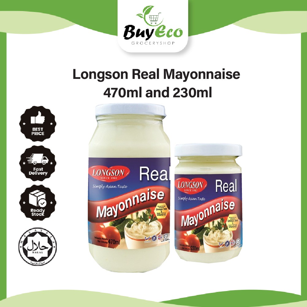 Longson Real Mayonnaise 【230ml / 470ml】 | Shopee Malaysia