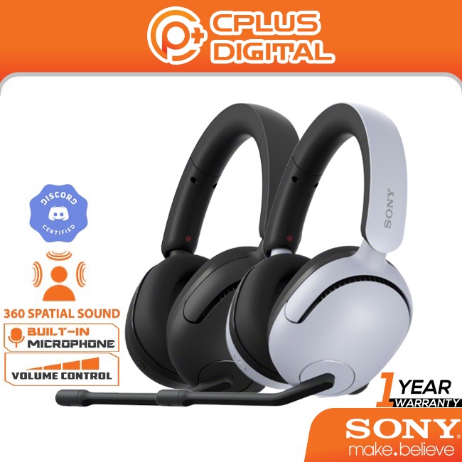 Sony INZONE H5 WH-G500 Wireless Gaming Headset, 360 Spatial Sound ...